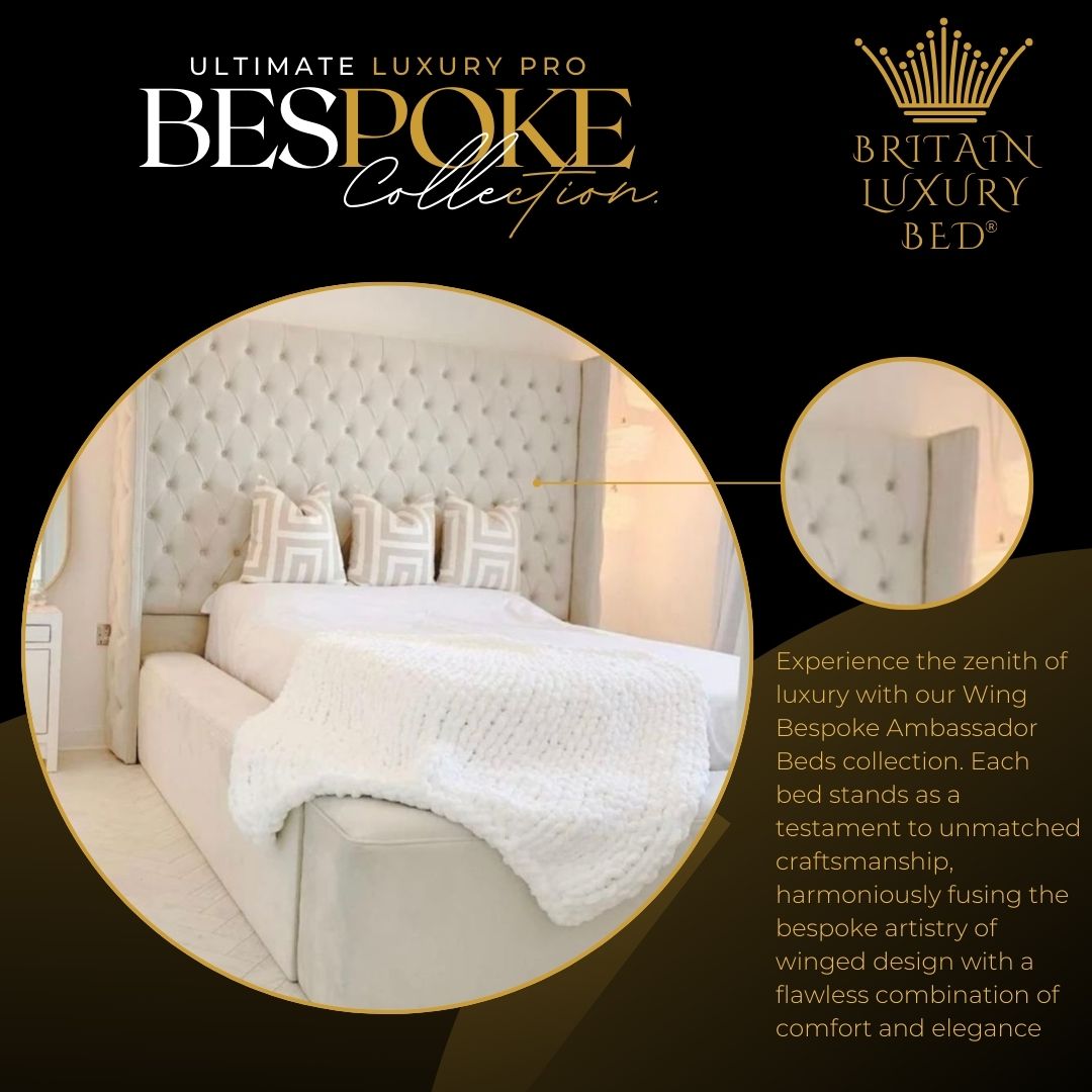 60” Luxury Leon Upholstered Bed – My Store